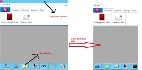 winforms remove title bar but need task bar in c windows form
