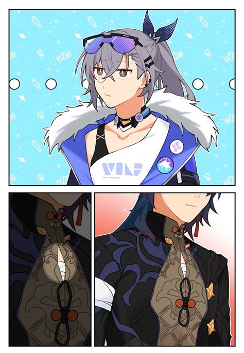 Silver Wolf And Blade Honkai And 1 More Drawn By Natsuki 2917