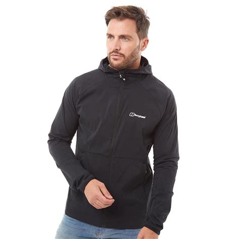 Buy Berghaus Mens Theran Hooded Fleece Jacket Black Black