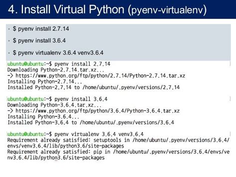 python pyenv virtualenv