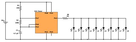 blinking christmas lights build electronic circuits