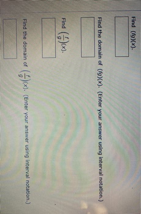 solved consider the following functions f x x 3 g x