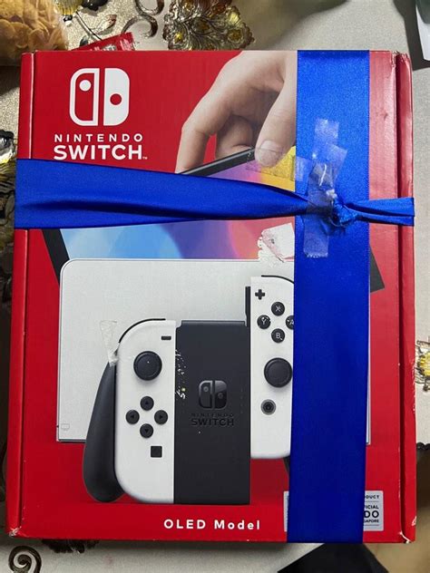 Nintendo Switch Oled White Console Video Gaming Video Game Consoles