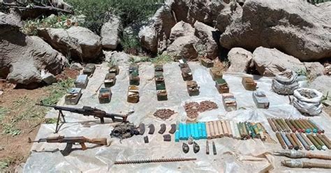 Msb Duyurdu Teröristlere Ait çok Sayıda Silah Ve Mühimmat Ele