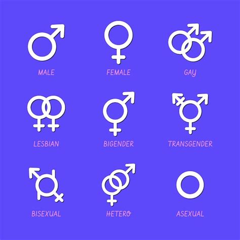 Free Vector Pride Month Hand Drawn Flat Lgbt Symbols