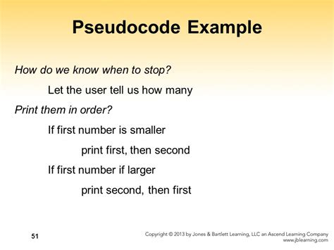 Pseudocode Examples C