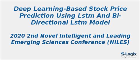 stock price prediction using lstm and bi directional lstm model s logix