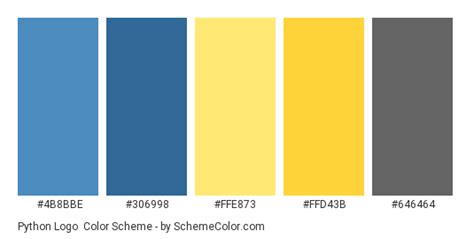 python logo color scheme blue