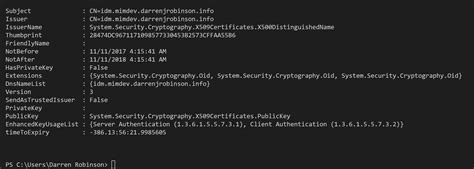 x 509 details a powershell module for decoding x 509 certificates