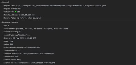 add caching to getserversideprops · issue 46 · indegser website · github