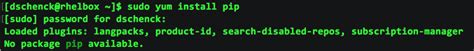 how to install python flask on red hat enterprise linux 7