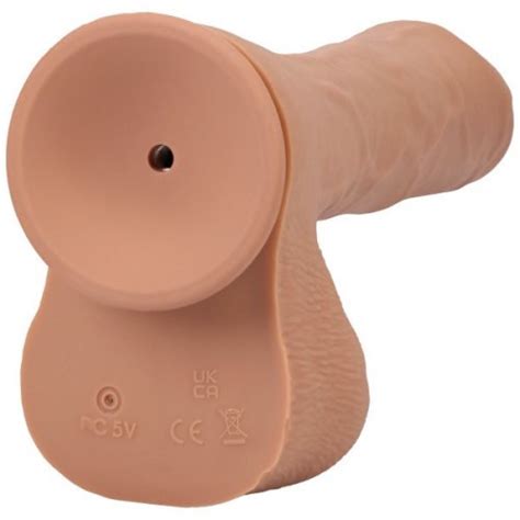 Fort Troff Uncut Thruster Mini Fuck Machine Dildo With Remote Caramel