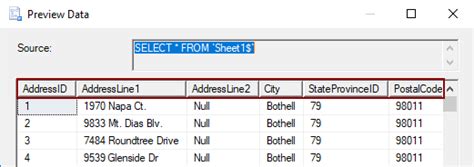how to import data from an excel file to a sql server database