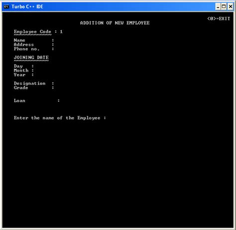 payroll management system project c source code programming and