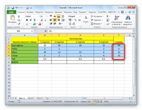 Как посчитать в Excel сумму ячеек Учим Эксель