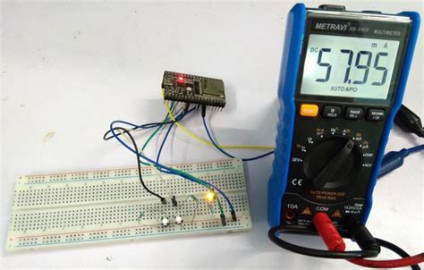 esp32 active mode and deep sleep mode power consumption comparison