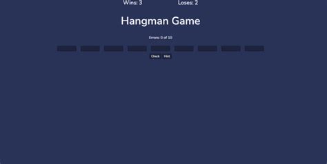 simple hangman game in javascript with source code source code and projects