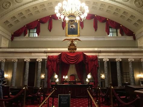 Old Senate Chamber Us Capitol Washington Dc Lost New England