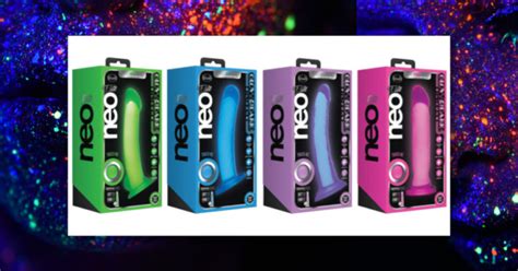 Neo Elite Glow In The Dark Silicone Dual Density Dildos By Blush The