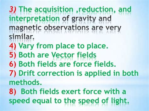 Similarities And Differences Between Gravity And Magnetic