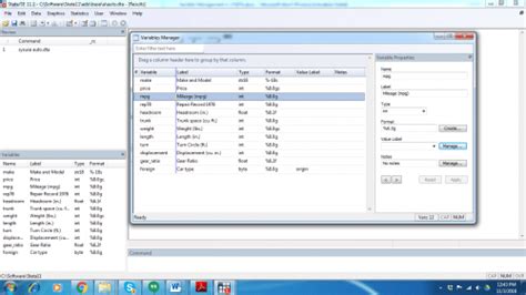 how to manage variables in stata knowledge tank