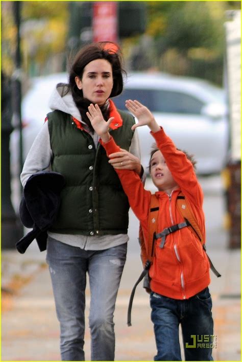 Jennifer Connellys Mini Bodyguard Son Stellan Jennifer Connelly