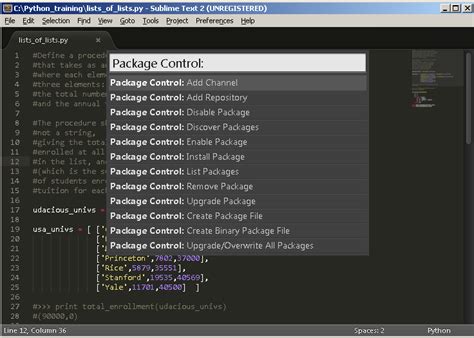 python for you sublime text 2 для программирования на python