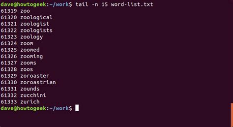 how to use the tail command on linux