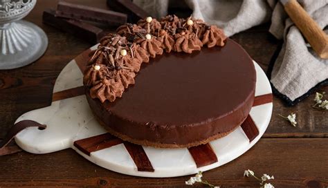 Tarta De Chocolate Sin Horno Receta Tarta De Chocolate Chocolate My