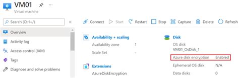 unlocking an encrypted disk for offline repair virtual machines