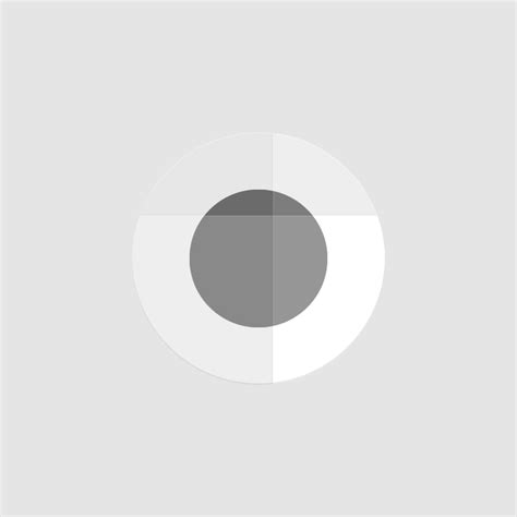 css circle with drop shadow approach