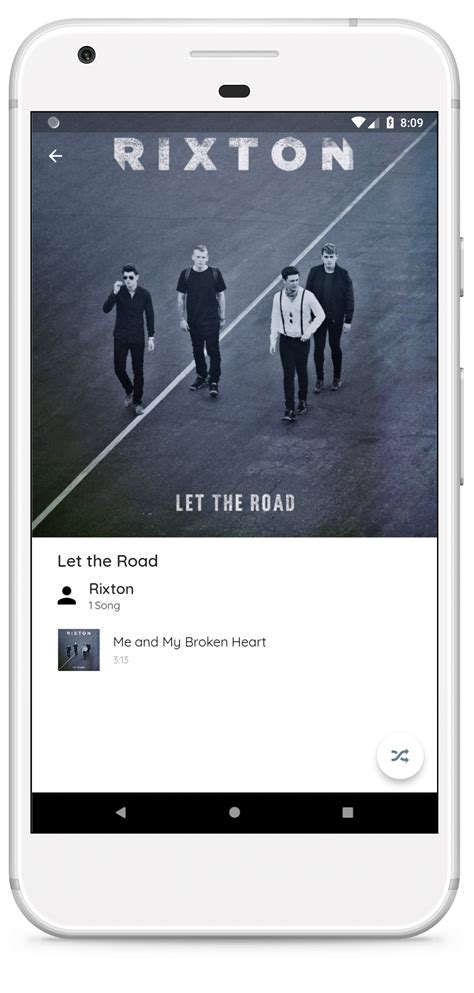 flutter material designed music player fluttercore