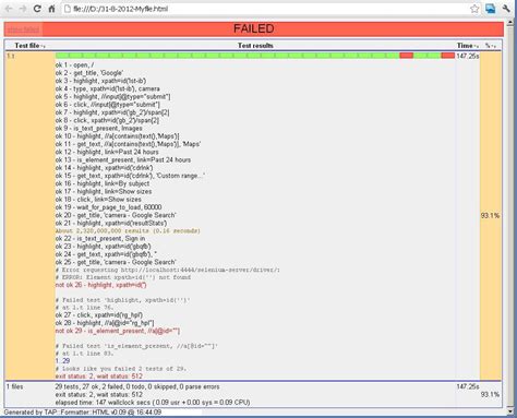 selenium automation using perl as scripting language