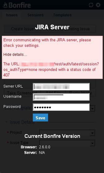 capture for jira fails with error code 407 in ie while using ntlm proxy
