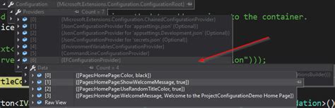 asp core configuration creating a custom configuration provider