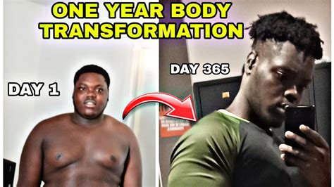 My 1 Year Body Transformation Youtube