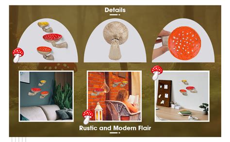 Mushroom Hanging Shelves Cute Mushroom Wall Floating Shelf