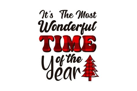 Premium Vector Its The Most Wonderful Time Of The Year Retro