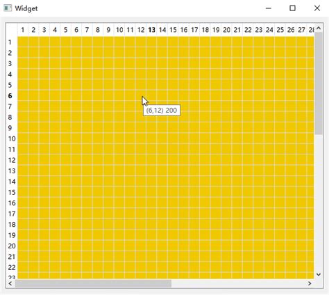 qt tableview mouse movement display qtooltip programmer sought