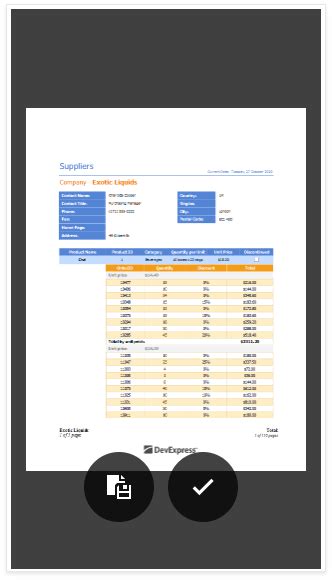 mobile mode reporting devexpress documentation