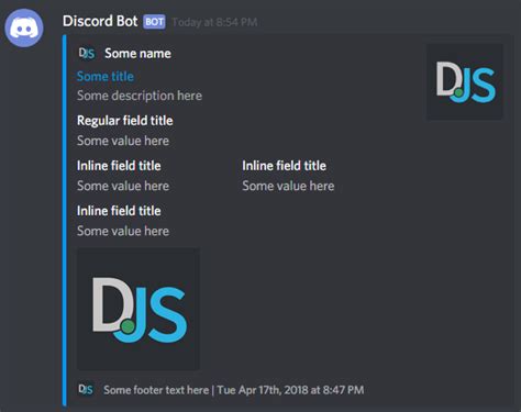 javascript discord js it is necessary to have the message sent to