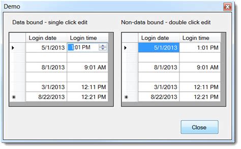 datagridview date and time columns vbforums
