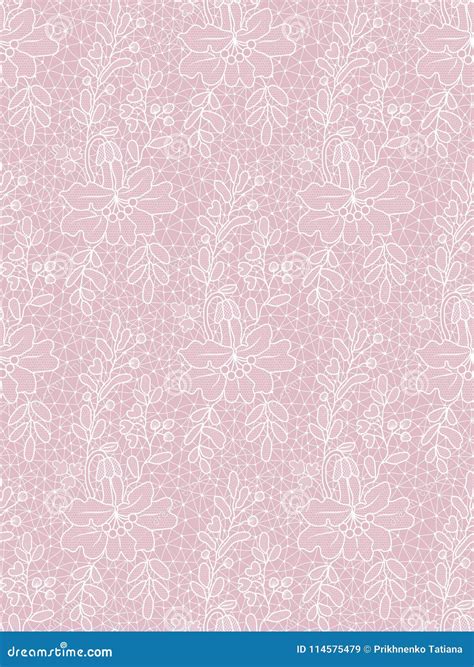 Floral Lace Pattern Stock Vector Illustration Of Lace 114575479