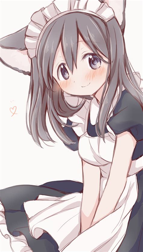 Black Anime Girl With Cat Ears Maxipx