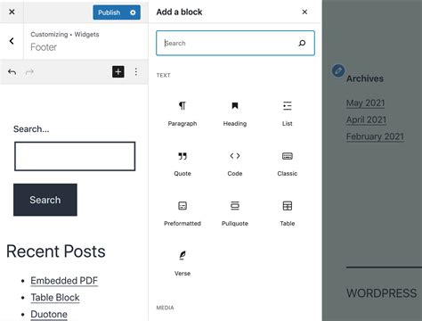 what s new in wordpress 5 8 full site editing webp images global