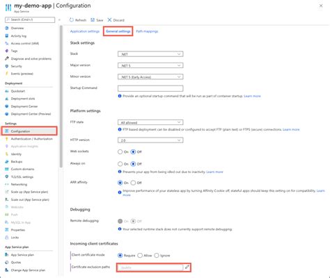 configure tls mutual authentication azure app service