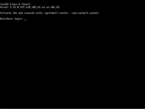 reference management centos 8 linux with cockpit web console