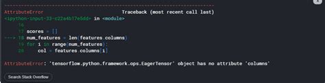 tensorflow python framework ops eagertensor object has no attribute