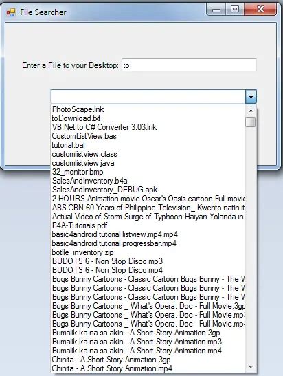 file searcher in c sourcecodester