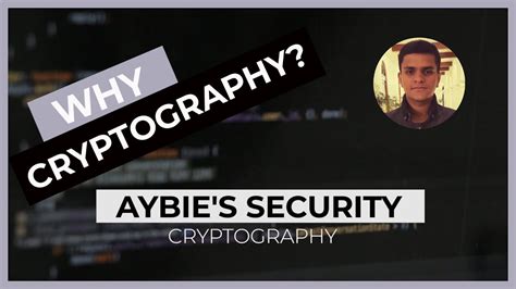 intro to cryptography why we need cryptography securing data